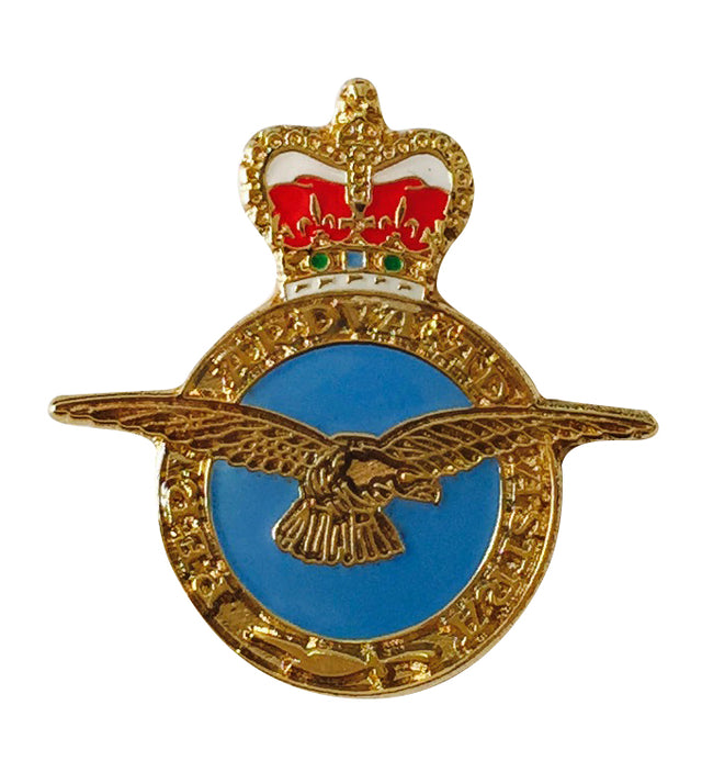 RAF CREST ENAMEL PIN BADGE – RAF Museum Shop